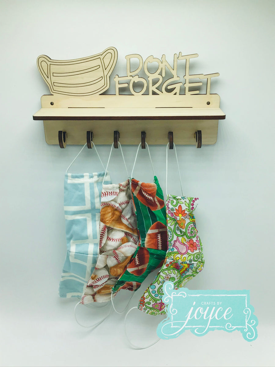 Wall Rack For Face Masks or keys – Crafts by Joyce LLC