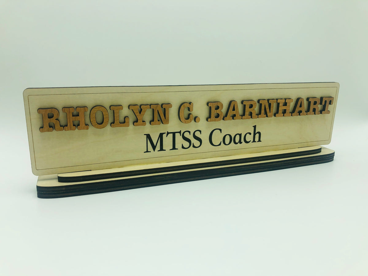 Desk Name Plate – Crafts by Joyce LLC